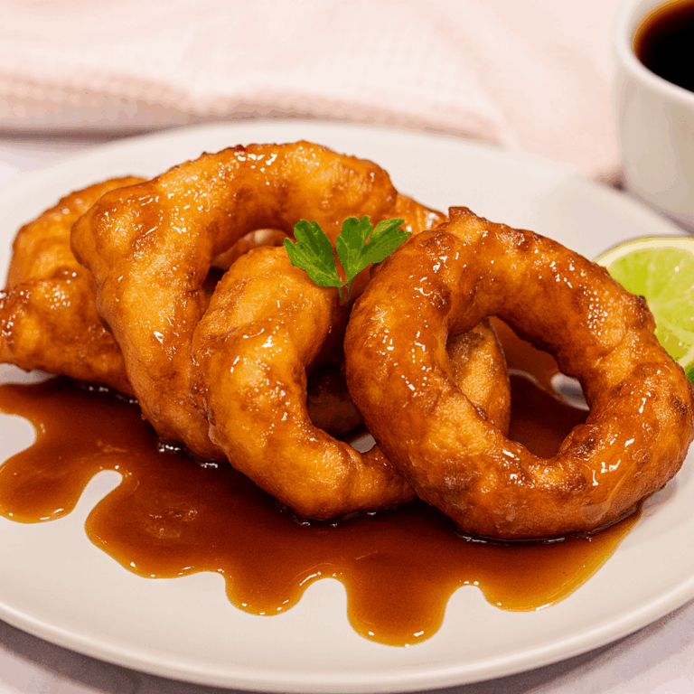 Picarones Recipe: Traditional Peruvian Doughnuts with Syrup